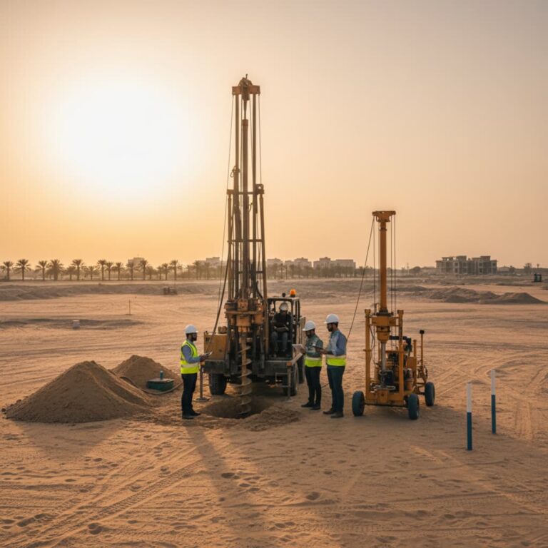 Soil Investigation in the UAE: Boreholes, SPT, CPT & Lab Correlations ...